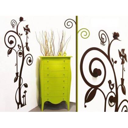 Coat rack Windmill (tree design) Couleur Gris