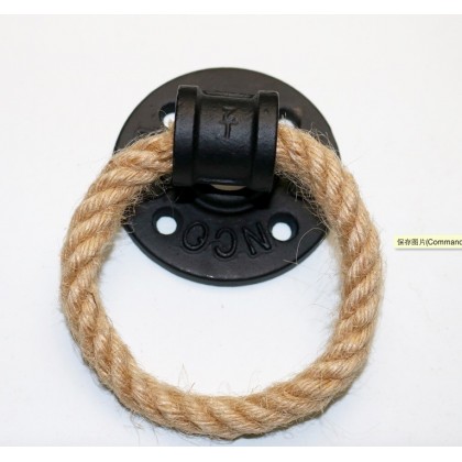 Diamètre: 7 cm Américain Creative bride anneau porte poignée Chanvre ...